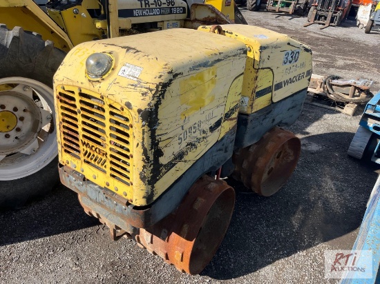 Wacker trench roller, Diesel engine, sheep's foot | Heavy Construction ...