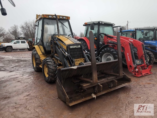 Caterpillar 416C tractor, loader, backhoe with hydraulic coupler, front ...