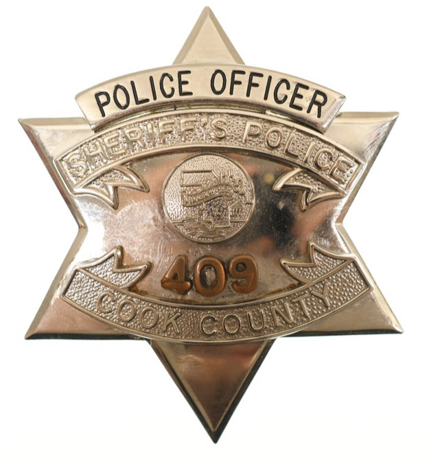 Cook County Sheriff Police Badge Illinois Police Jewelry