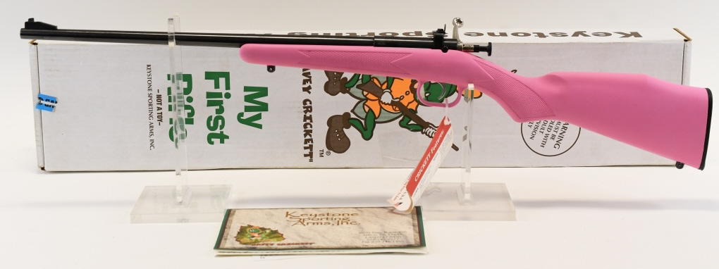 Pink 22 Rifle Cricket
