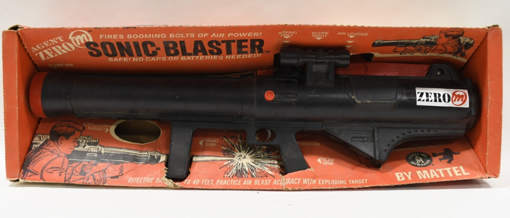 Mattel Sonic-Blaster Agent Zero | Proxibid