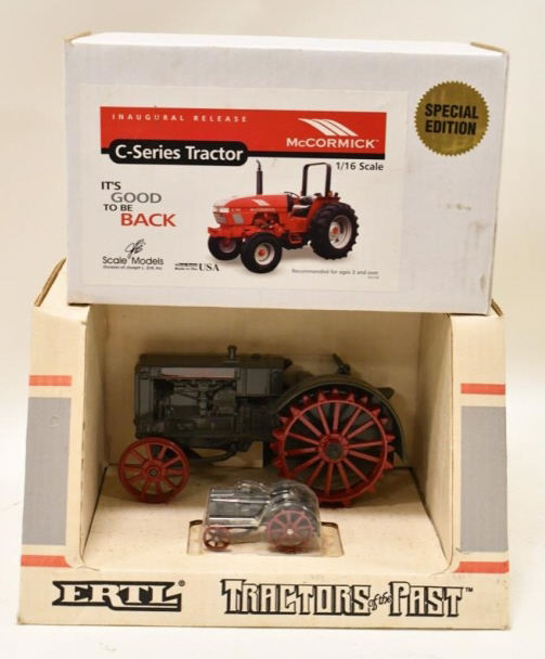 1/16 McCormick C70 and Case L Tractors | Proxibid
