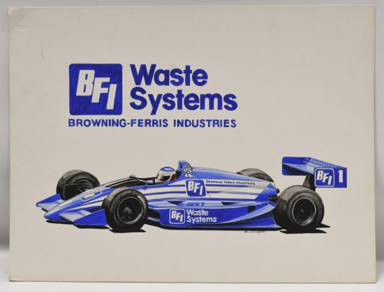 BFI Waste Systems IndyCar Concept Art By Bucher | Art, Antiques ...