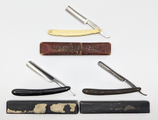 Sword Brand, J.A Henkles, & Clauss Straight Razors | Guns & Military ...