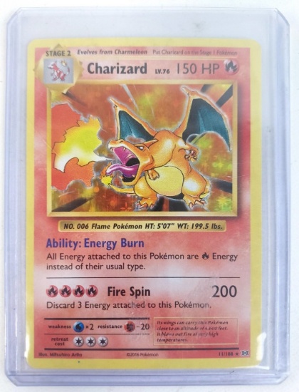 2016 Pokemon Charizard 150 HP Hologram Card | Art, Antiques ...