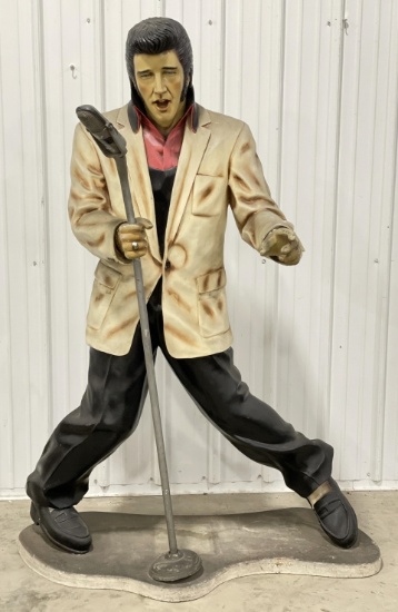 Life Size Elvis Presley Resin Prop Statue | Art, Antiques ...