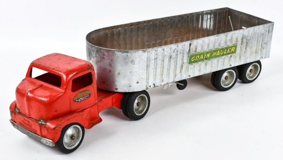Original Tonka Cabover w/ Grain Hauler Trailer | Art, Antiques ...