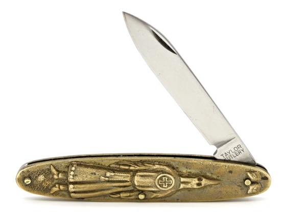 Taylor Cutlery Ku Klux Klan Folding Knife | Guns & Military Artifacts ...