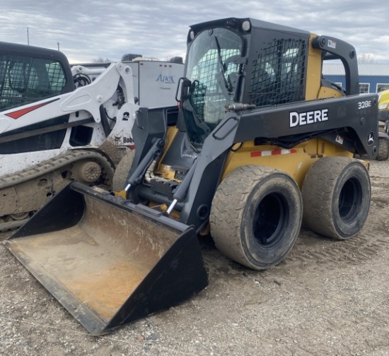 2015 John Deere 328E Skid Steer Loader | Heavy Construction Equipment ...