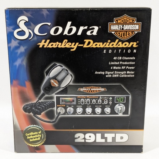 Cobra 40 Channel Harley Davidson CB Radio | Art, Antiques ...