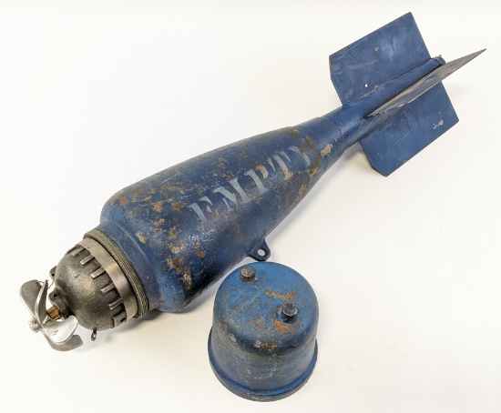 Inert WWI US 25lbs Mk II Fragmentation Bomb | Guns & Military Artifacts ...