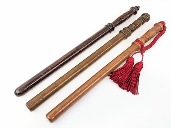 (3) Police Dress / Parade Batons | Art, Antiques & Collectibles ...