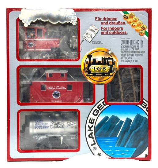 L.G.B. George Boulder Pass Train Set (72411) G-Scale | Art, Antiques ...