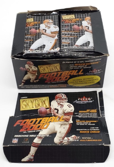 2000 Fleer Skybox Football Hobby Wax Box 24pks | Art, Antiques ...
