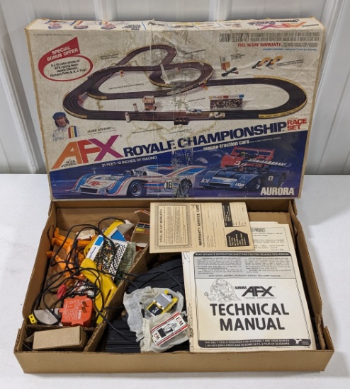 AFX Royale Championship Slot Car Race Set | Art, Antiques ...