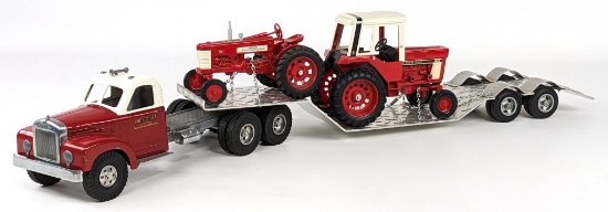 Custom Smith Miller Mack Truck w Lowboy & Tractors | Art, Antiques ...