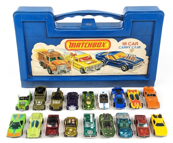 (18) Hot Wheels Redline Cars w/ Matchbox Case | Art, Antiques ...