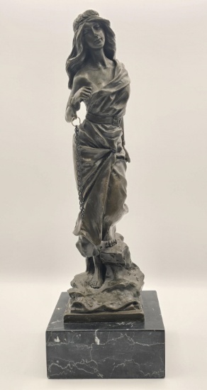 Jean Patoue Slave Girl In Shackels Bronze Statue | Art, Antiques ...