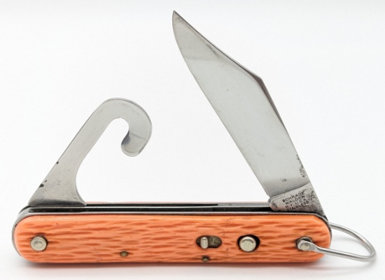 Schrade Walden MC1 Orange Paratrooper Switchblade Knife | Guns ...