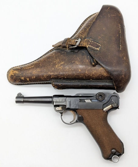 WWI #'s Matching German DWM P.08 Luger 9mm Semi Auto Pistol w/ Holster | Online Auctions | Proxibid