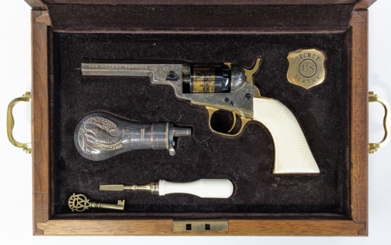 Uberti Colt 1848 Baby Dragoon US Secret Service Set w/ Display | Guns ...