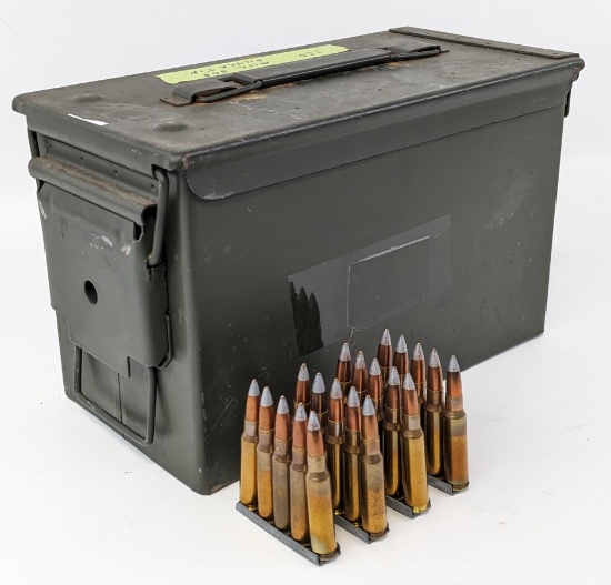 350 Rnd Surplus .308 Win Silvertip Cartridges w/ Ammo Can | Guns ...