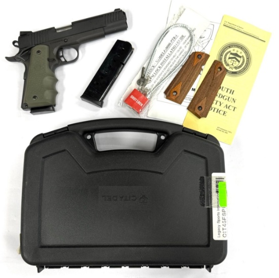 Citadel 1911-A1FS .45 ACP Semi-Automatic Pistol in Case | Guns ...