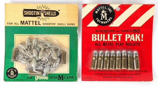 Mattel Shootin' Shells & Bullet Pak In Packages | Art, Antiques ...