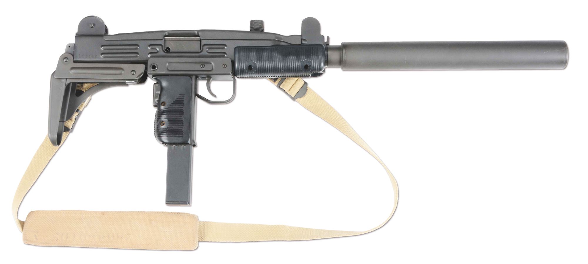 Suppressed Uzi Deactivated Suppressed Uzi And Case SN. 9215