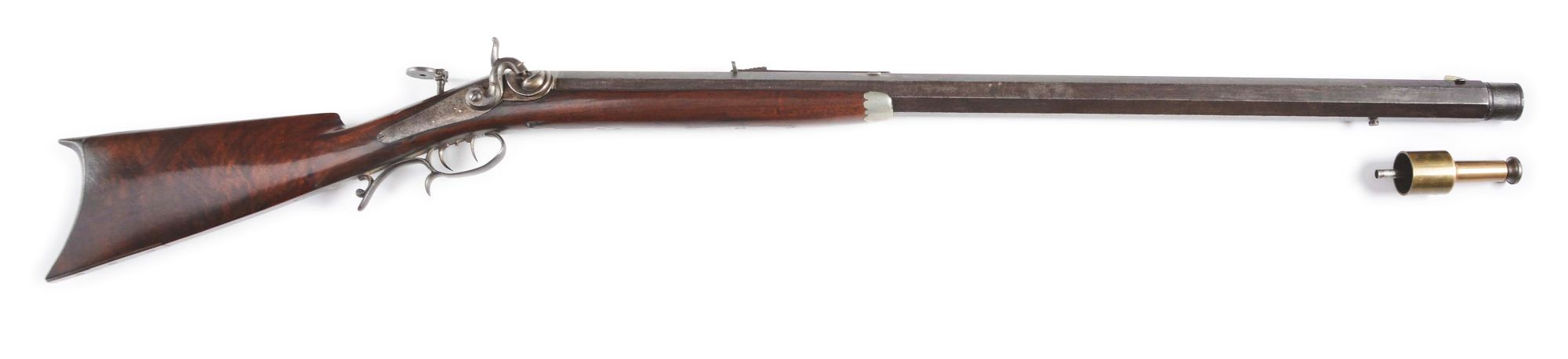 (A) Circa 1850's Nelson Lewis Custom Heavy Barrel | Proxibid
