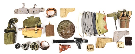 LARGE LOT OF WWII ERA COMMONWEALTH FIELD GEAR AND EQUIPMENT. | Guns ...