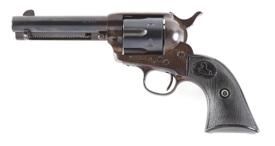 (C) COLT SINGLE ACTION ARMY REVOLVER (1907). | Guns & Military ...