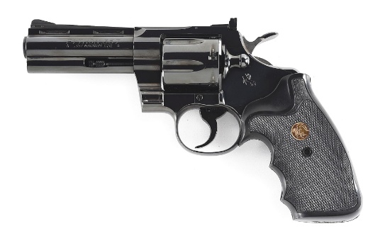 (C) EARLY COLT PYTHON DOUBLE ACTION REVOLVER. | Guns & Military ...