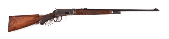 (C) RARE DELUXE TAKEDOWN WINCHESTER MODEL 55 LEVER ACTION RIFLE IN .30 ...