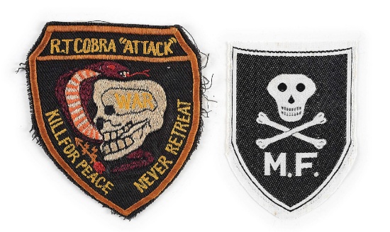 LOT OF 2: US VIETNAM WAR MIKE FORCE AND RECON TEAM COBRA PATCHES ...