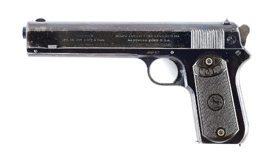 (C) COLT MODEL 1902 SPORTING SEMI AUTOMATIC PISTOL WITH HEISER HOLSTER ...