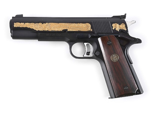 (M) COLT 1911 GOLD CUP NATIONAL MATCH DEA COMMEMORATIVE .45 ACP SEMI ...