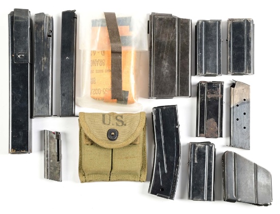 LOT OF 14 MISCELLANEOUS FIREARMS MAGAZINES. | Guns & Military Artifacts ...