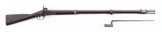 (A) NEW HAMPSHIRE MARKED A. WATERS MODEL 1816 PERCUSSION CONVERTED ...