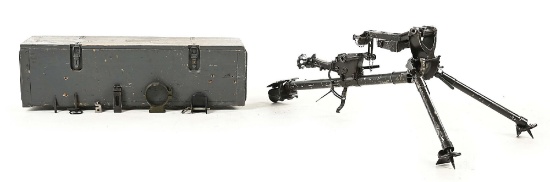 OUTSTANDING SWISS MG-11 MAXIM MACHINE GUN TRIPOD IN ORIGINAL CRATE WTH ...