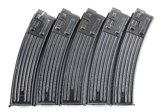 LOT OF 5: FINE ORIGINAL GERMAN MP44 (STG-44) MACHINE GUN MAGAZINES ...