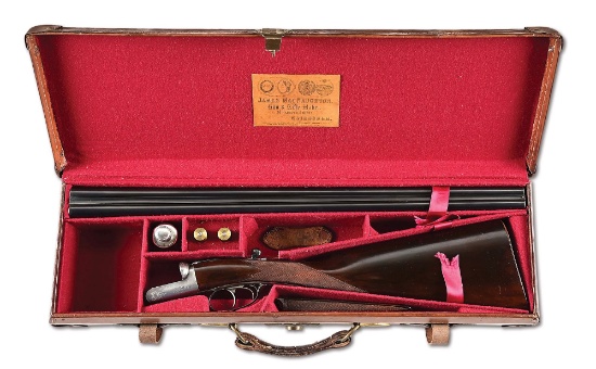 (C) MACNAUGHTON ROUND ACTION SIDE BY SIDE 28 GAUGE SHOTGUN | Guns ...