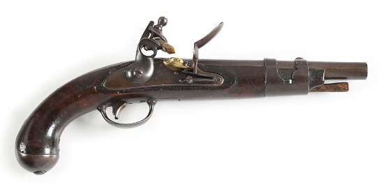 (A) US MODEL 1816 FIRST TYPE FLINTLOCK PISTOL BY SIMEON NORTH. | Guns ...