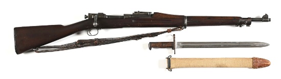 (C) EARLY ROCK ISLAND ARSENAL MODEL 1903 BOLT ACTION RIFLE WITH BAYONET ...