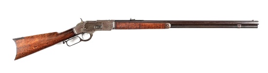 (A) EARLY FIRST MODEL WINCHESTER MODEL 1873 SPECIAL ORDER LEVER ACTION ...