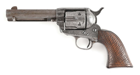 (A) COLT SINGLE ACTION ARMY FRONTIER SIX SHOOTER SINGLE ACTION REVOLVER ...