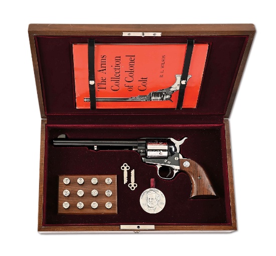 (C) COMMEMORATIVE 150TH YEAR COLT SINGLE ACTION ARMY REVOLVER COLONEL ...