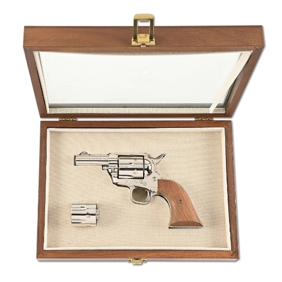 (M) 3RD GENERATION NICKEL COLT SHERIFFS MODEL SINGLE ACTION ARMY ...