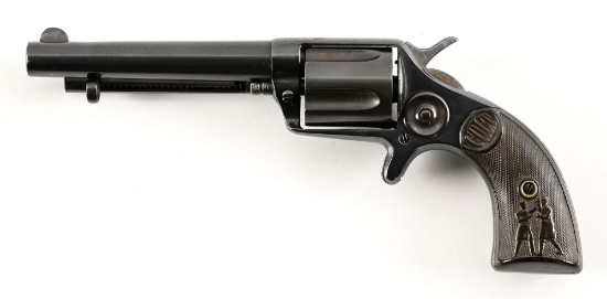 (A) COLT NEW HOUSE SINGLE ACTION REVOLVER WITH DESIRABLE "COP & THUG ...
