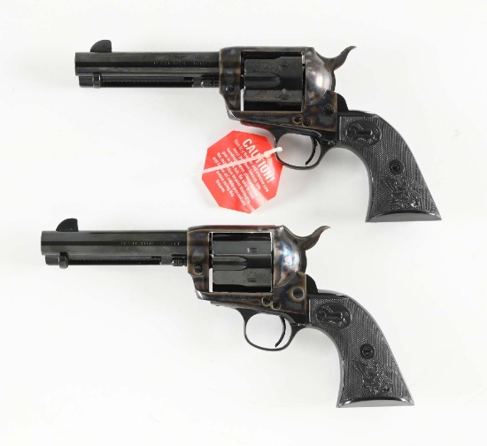 (M) CONSECUTIVE PAIR OF AMERICAN WESTERN ARMS SINGLE ACTION PEACE ...